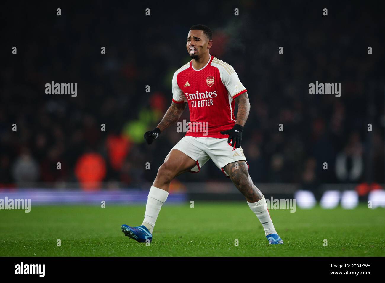 LONDON, UK - 2nd Dec 2023: Gabriel Jesus of Arsenal during the Premier League match between ...