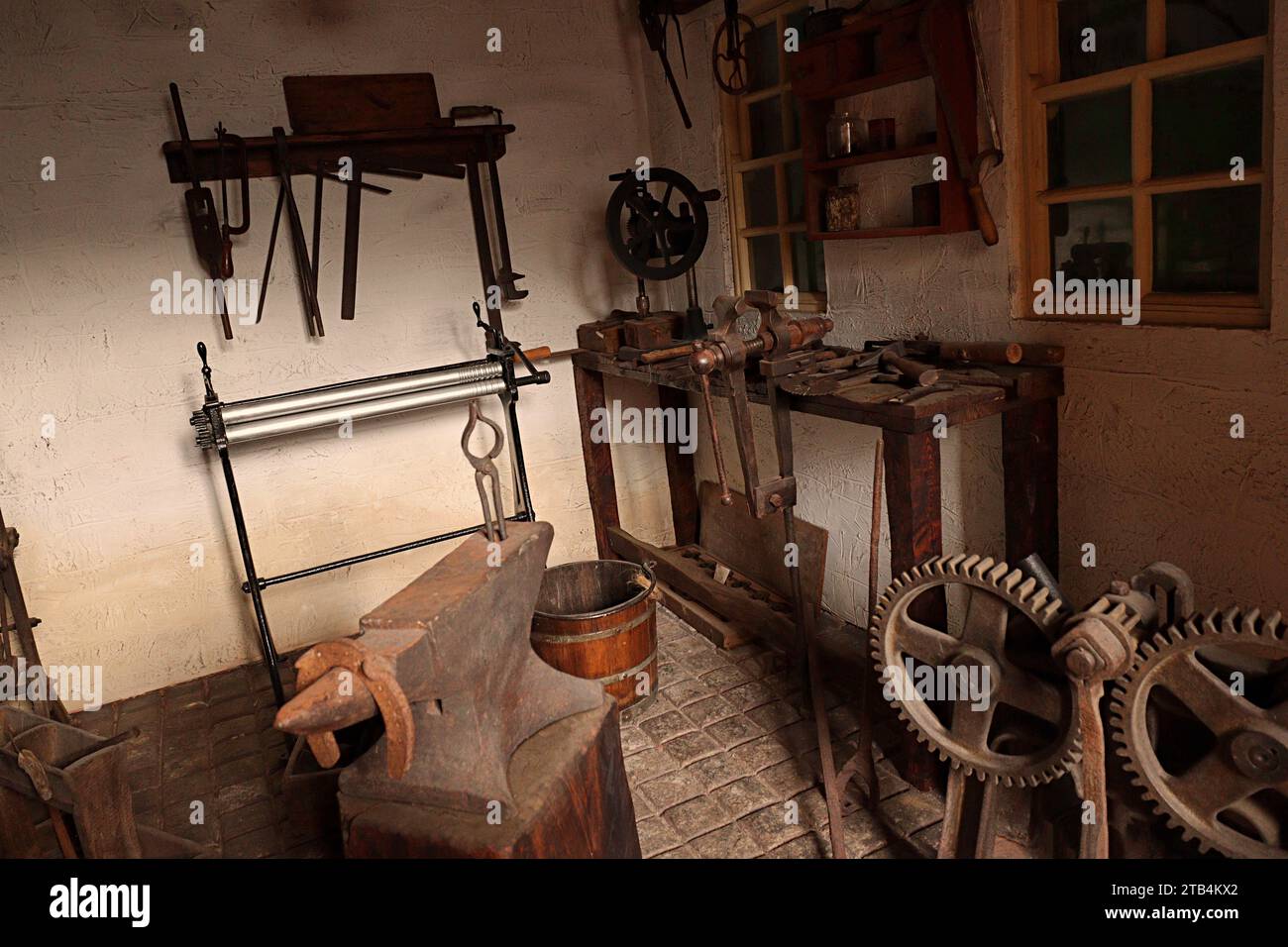 Old tools in a forge in a village in Ireland Stock Photo - Alamy
