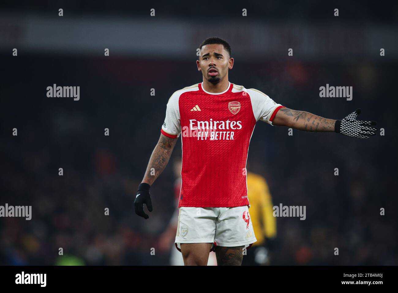 LONDON, UK - 2nd Dec 2023: Gabriel Jesus of Arsenal during the Premier League match between ...