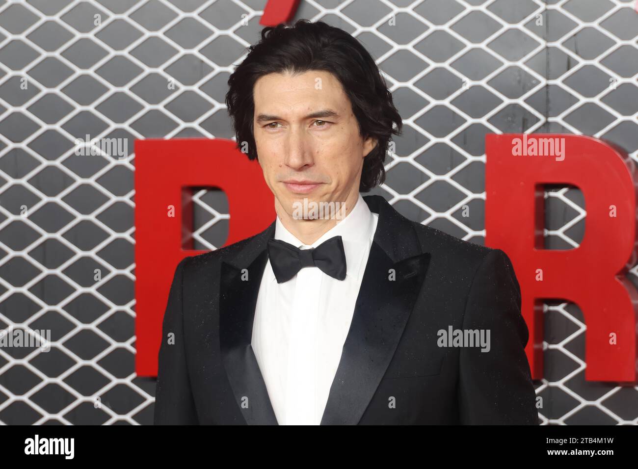 Adam Driver, Ferrari Sky Premiere, Leicester Square, London, UK, 04 ...