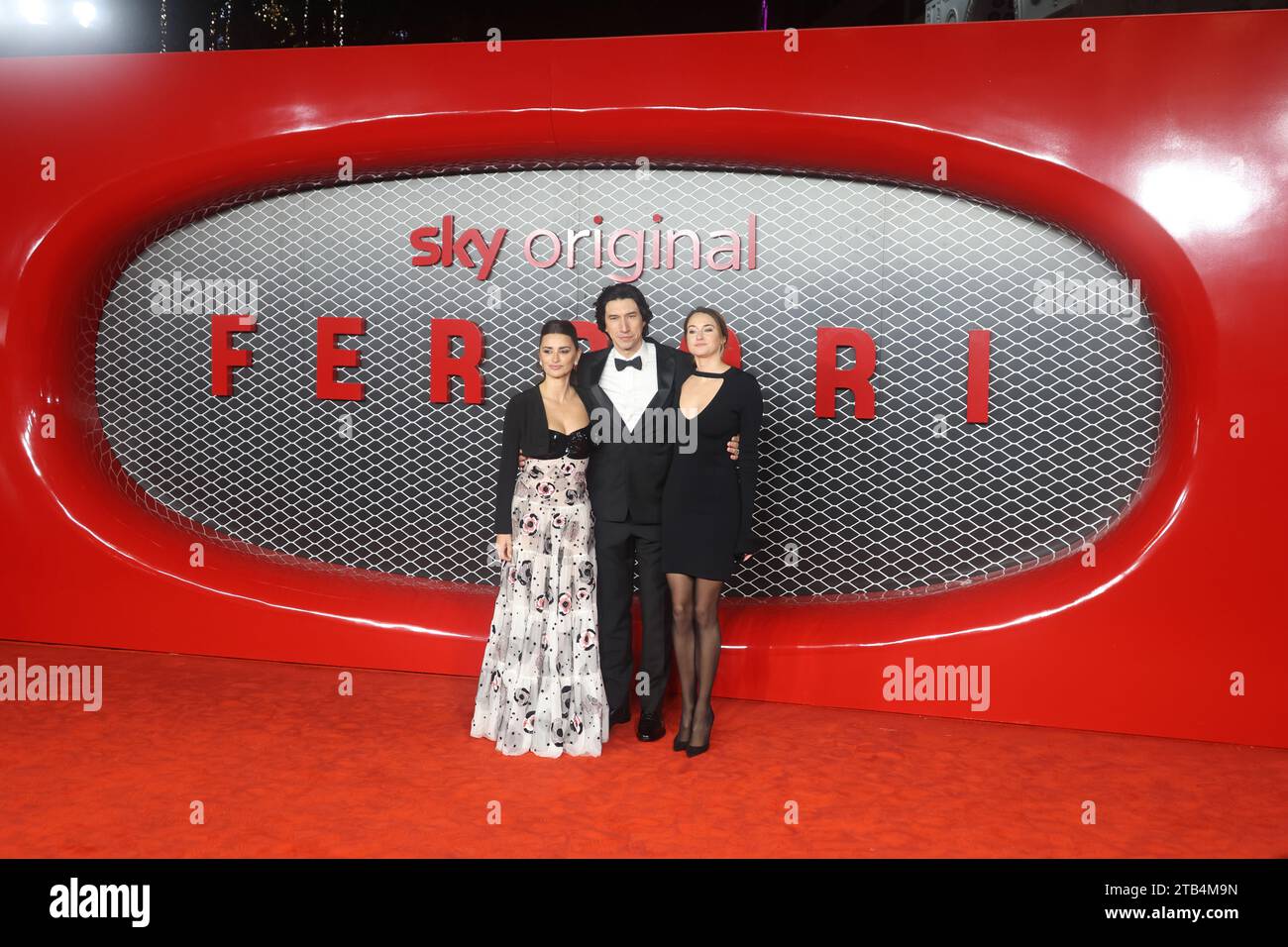 Penelope Cruz, Adam Driver and Shailene Woodley, Ferrari Sky Premiere ...