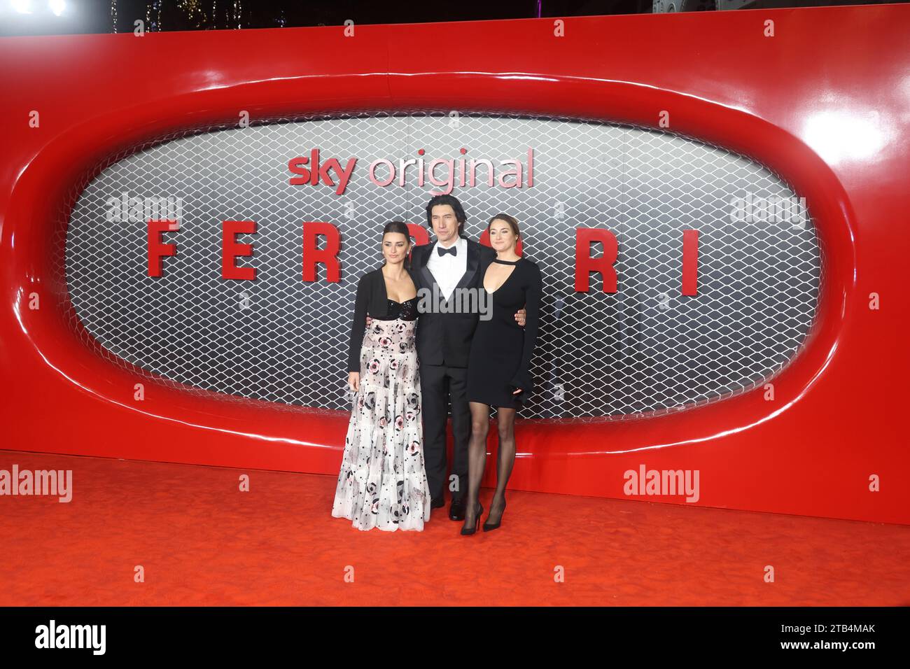 Penelope Cruz, Adam Driver and Shailene Woodley, Ferrari Sky Premiere ...