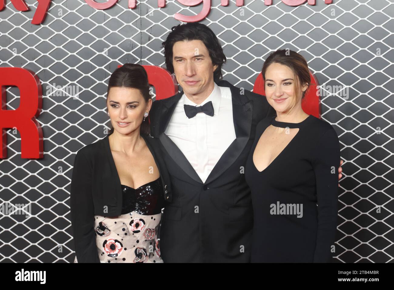 Penelope Cruz, Adam Driver and Shailene Woodley, Ferrari Sky Premiere ...