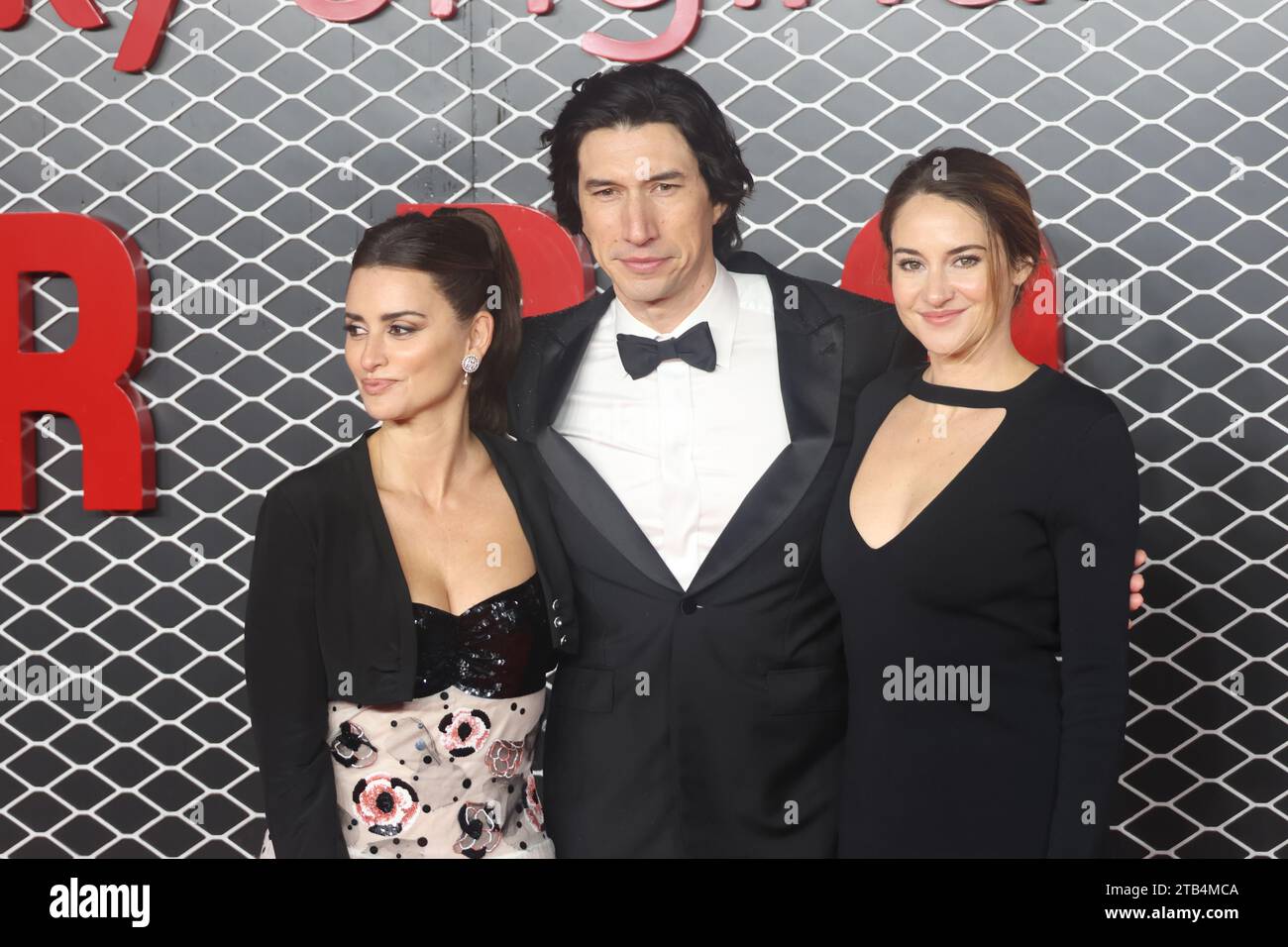 Penelope Cruz, Adam Driver and Shailene Woodley, Ferrari Sky Premiere ...