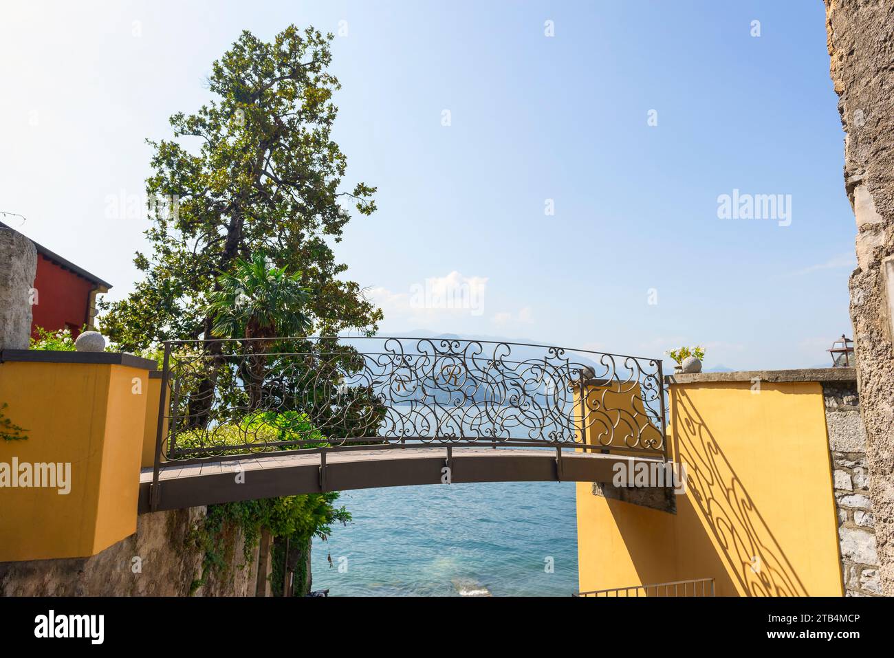 Small metal bridge Stock Photo - Alamy