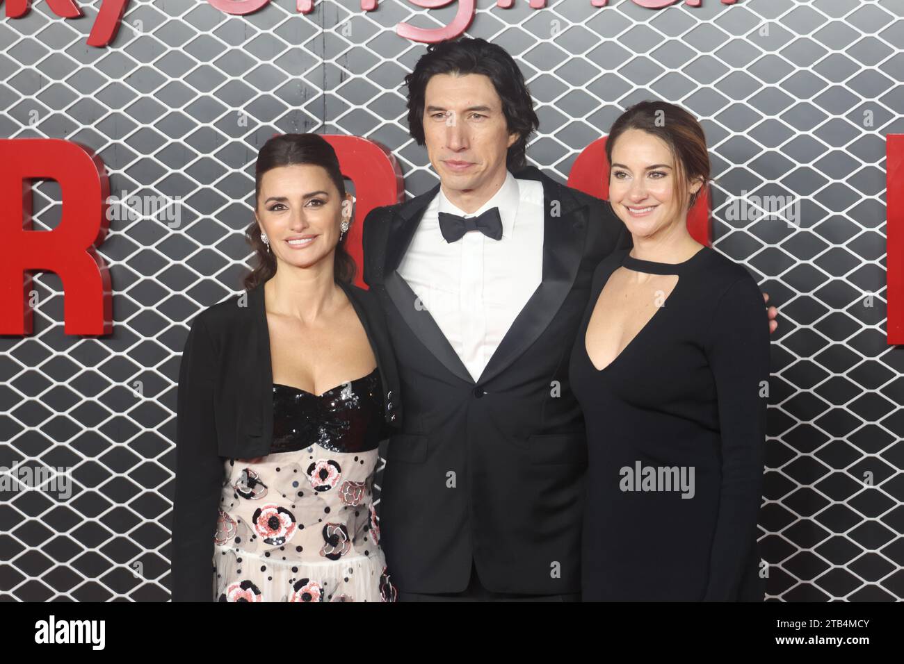 Penelope Cruz, Adam Driver and Shailene Woodley, Ferrari Sky Premiere ...