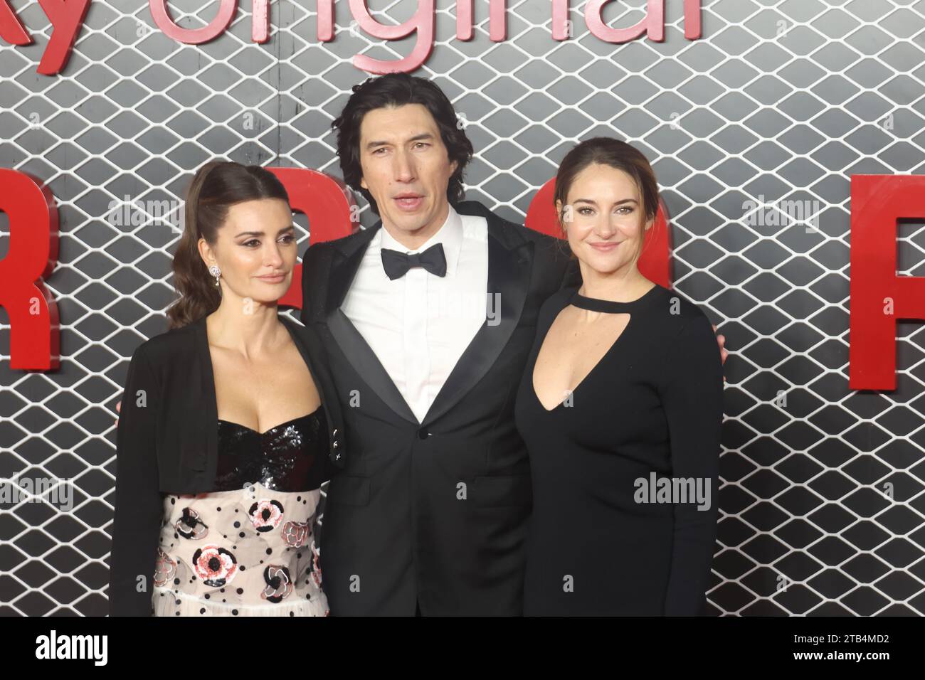Penelope Cruz, Adam Driver and Shailene Woodley, Ferrari Sky Premiere ...