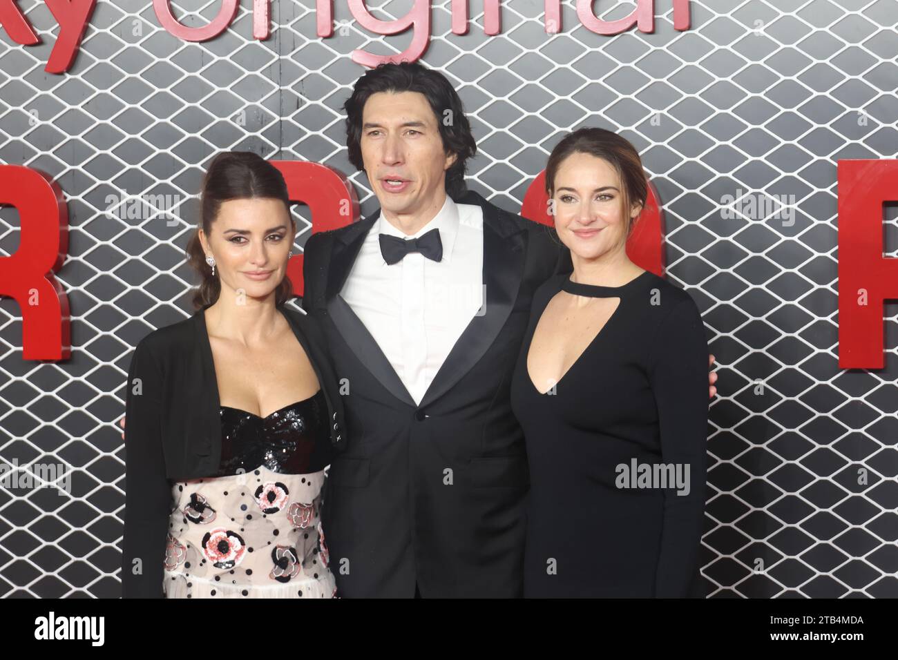 Penelope Cruz, Adam Driver and Shailene Woodley, Ferrari Sky Premiere ...