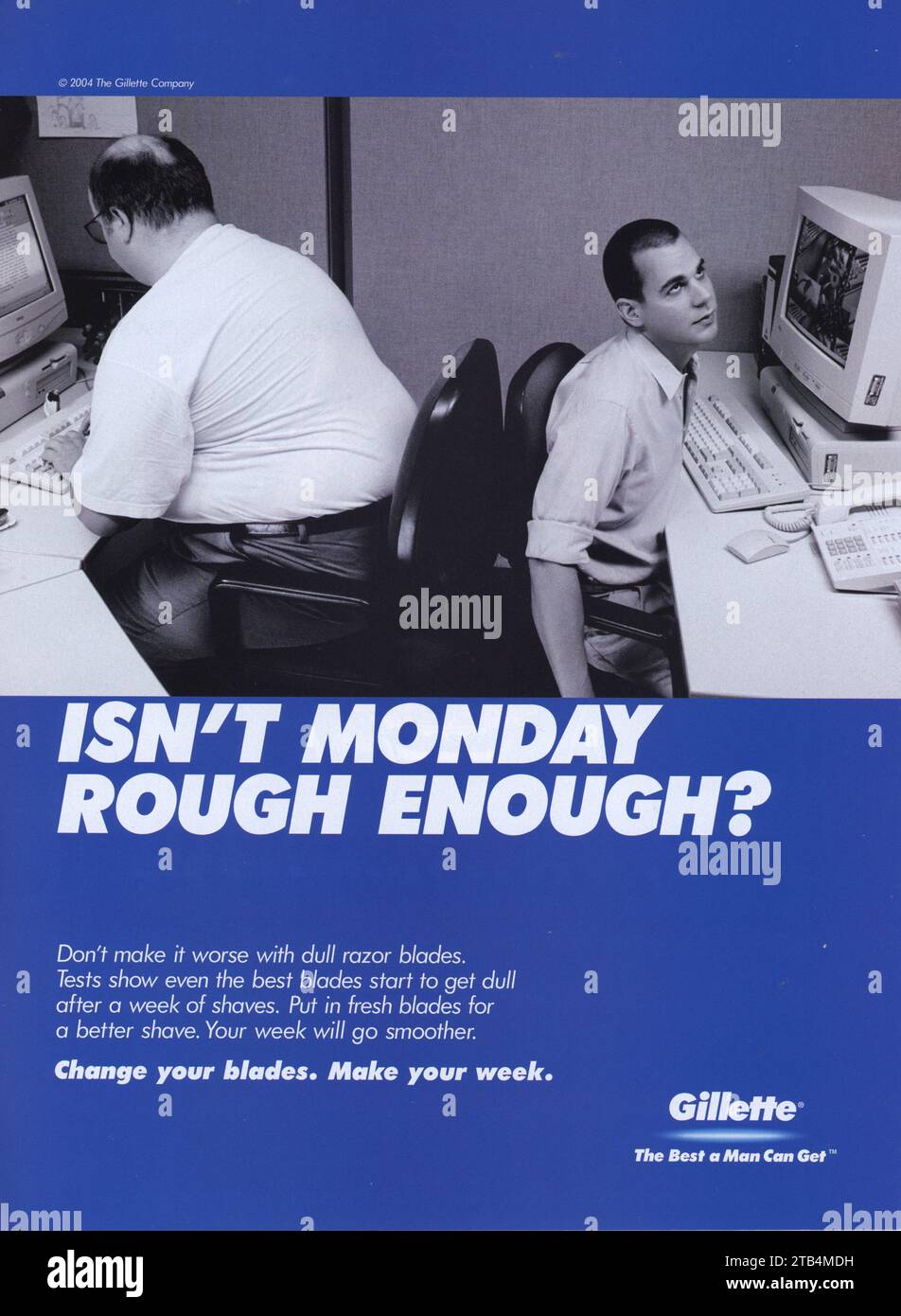 Vintage "Playboy" magazine August 2004 Issue Advert, USA Stock Photo ...