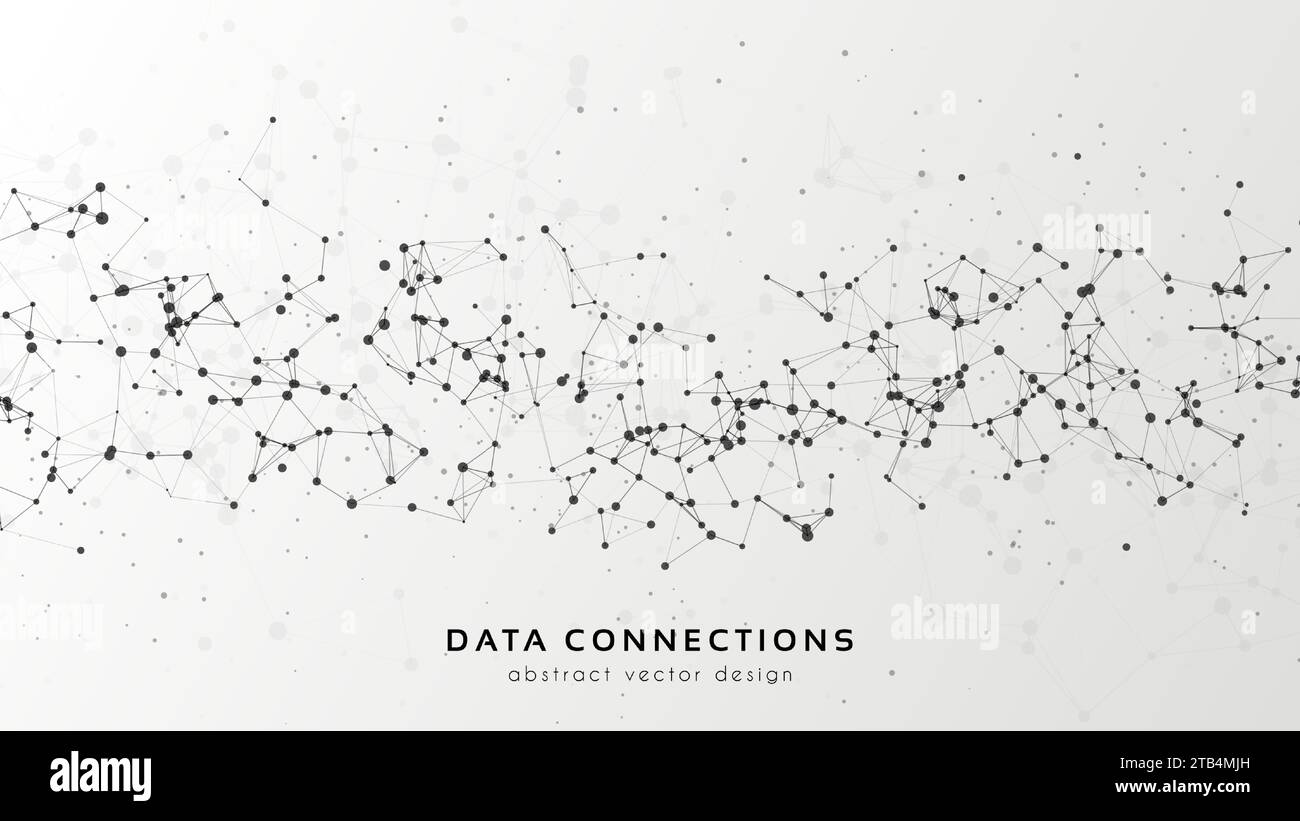 Abstract mesh vector background. Futuristic technology style card ...