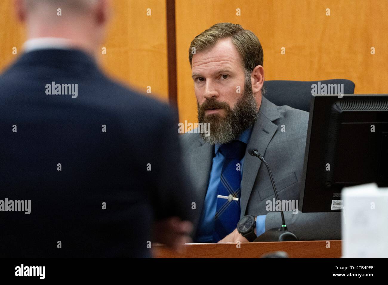 Defendant Matthew Collins testifies under direct examination by his ...