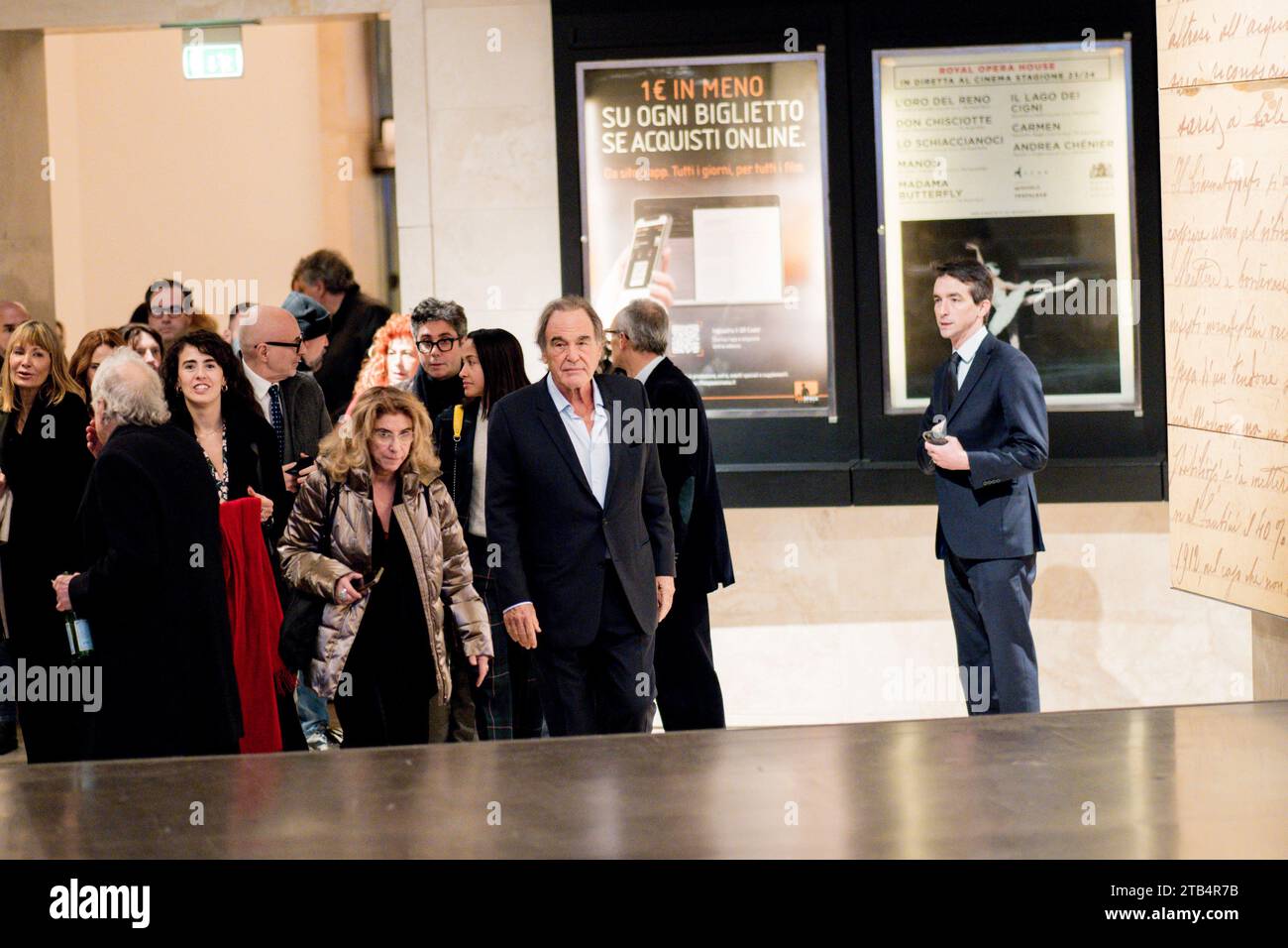 ROME, ITALY - DICEMBER 04, Oliver Stone attends a photocall of the film ...