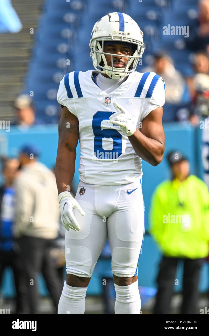 Indianapolis Colts wide receiver Isaiah McKenzie (6) before an NFL ...