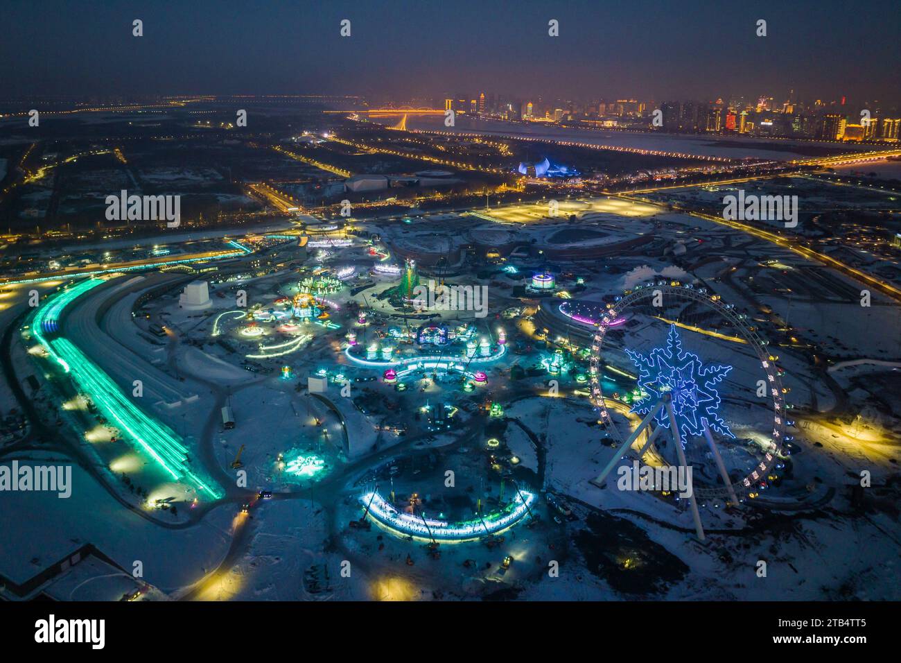 HARBIN, CHINA - DECEMBER 4, 2023 - The 25th Ice and Snow World Main ...