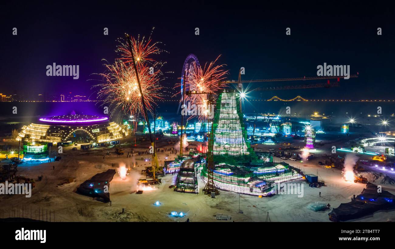 Harbin ice and snow world 2023 hi-res stock photography and images - Alamy