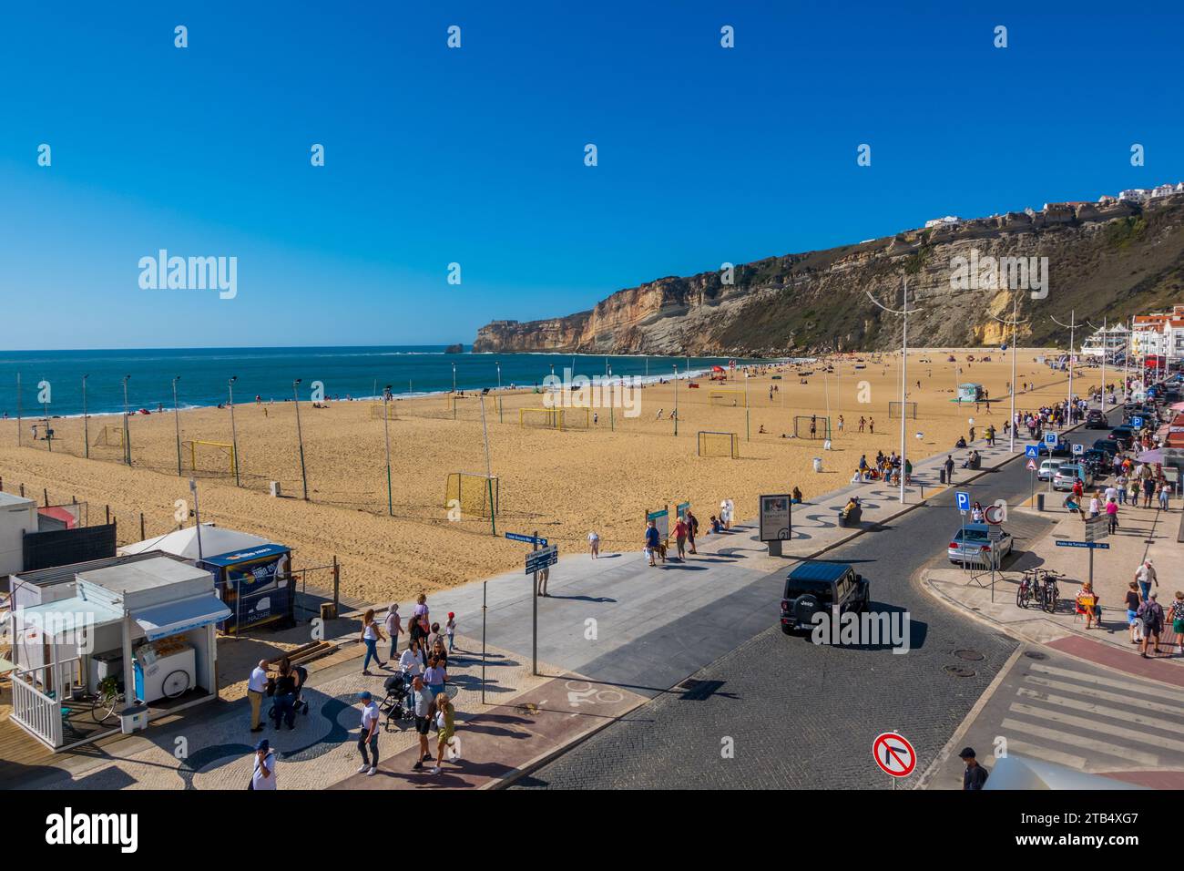 Nazare beach promenade hi-res stock photography and images - Alamy