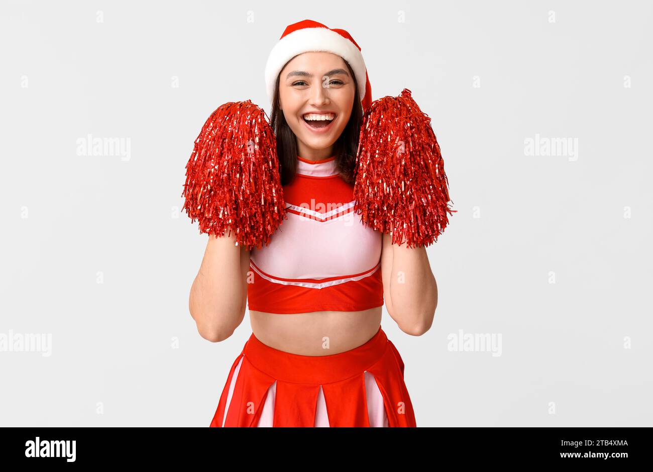 Cheerleader santa hat hi-res stock photography and images - Alamy