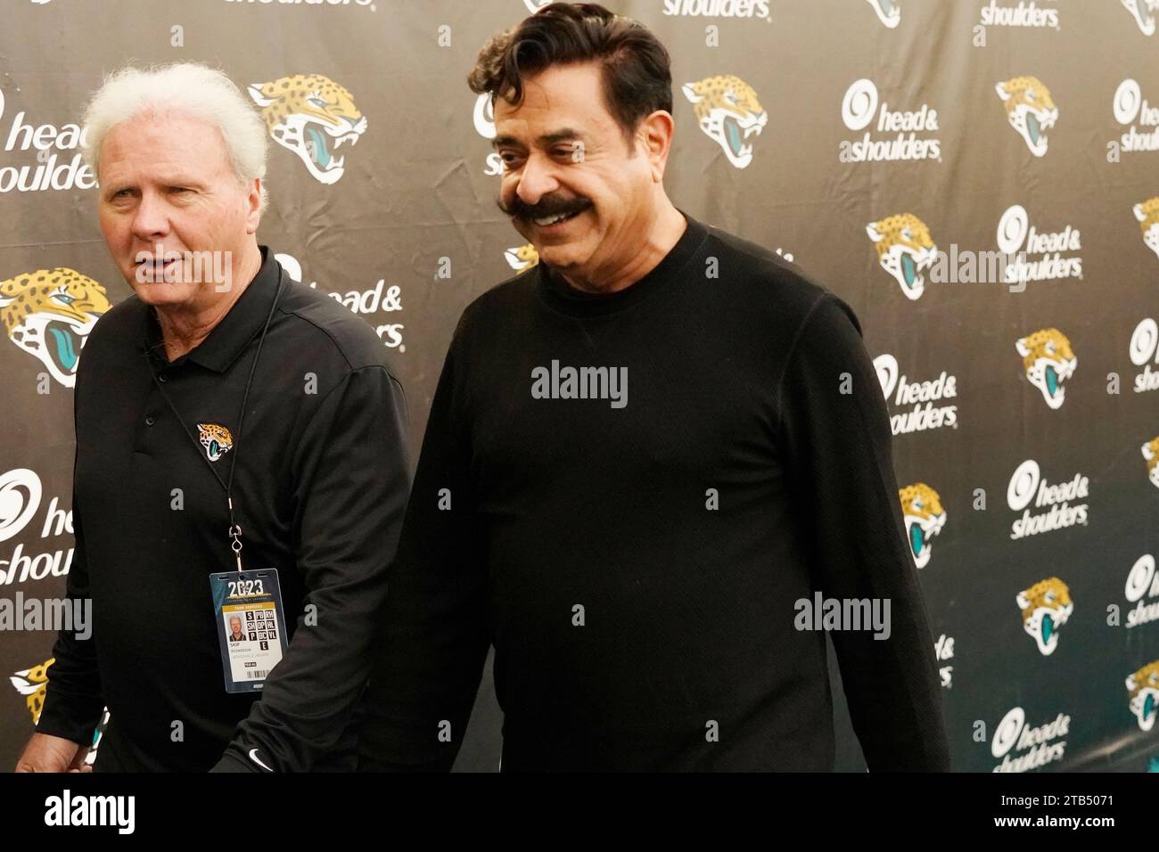 Jacksonville Jaguars owner Shadid Khan and Skip Richardson, director of ...
