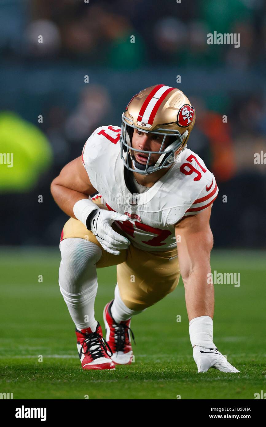 San Francisco 49ers defensive end Nick Bosa (97) in action against the ...