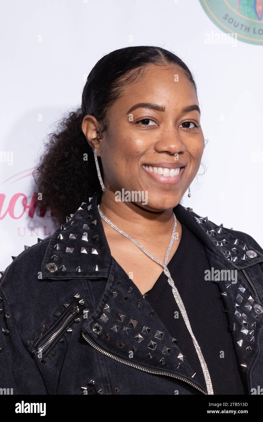 Los Angeles, California, USA. 2nd December, 2023. Singer Ni'elle ...