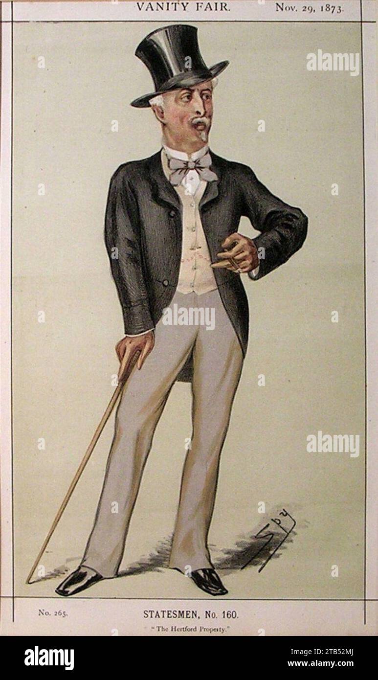 Richard Wallace 29 November 1873 Stock Photo - Alamy