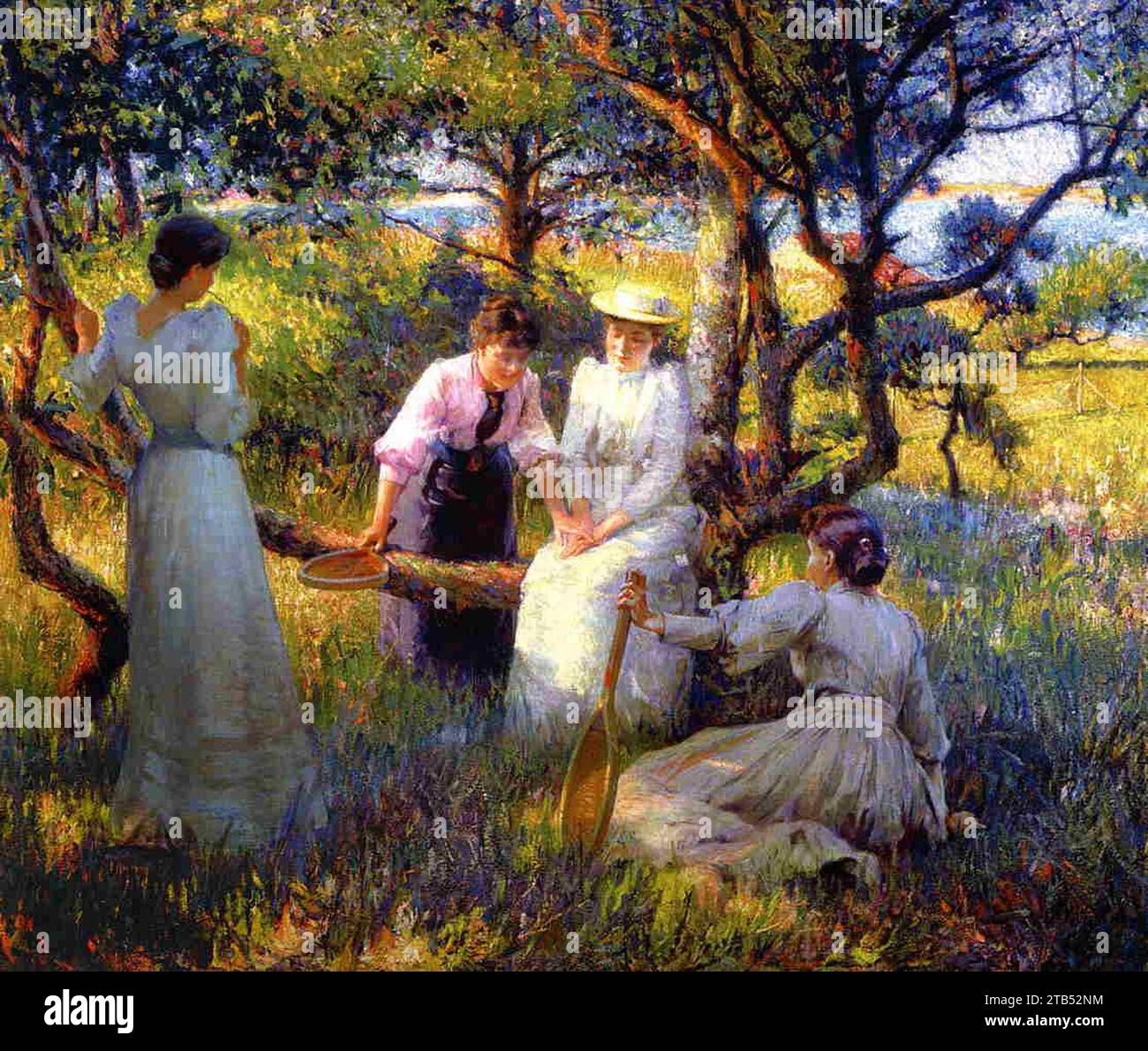 Robert Vonnoh - The Ring Stock Photo - Alamy