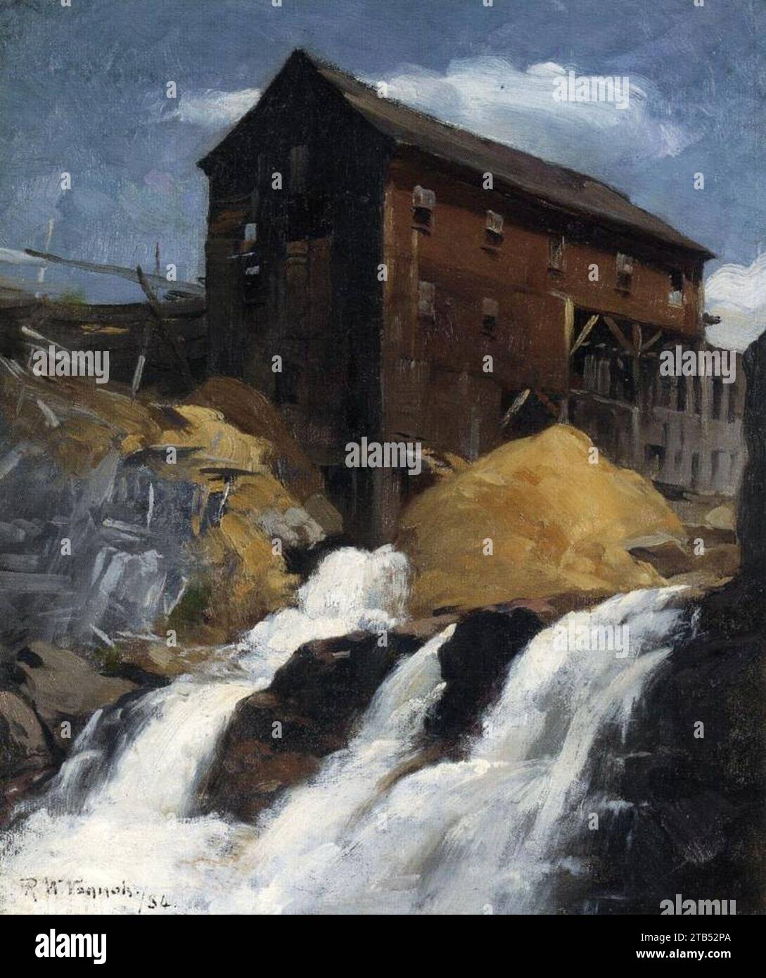 Robert Vonnoh - The Mill Stock Photo - Alamy