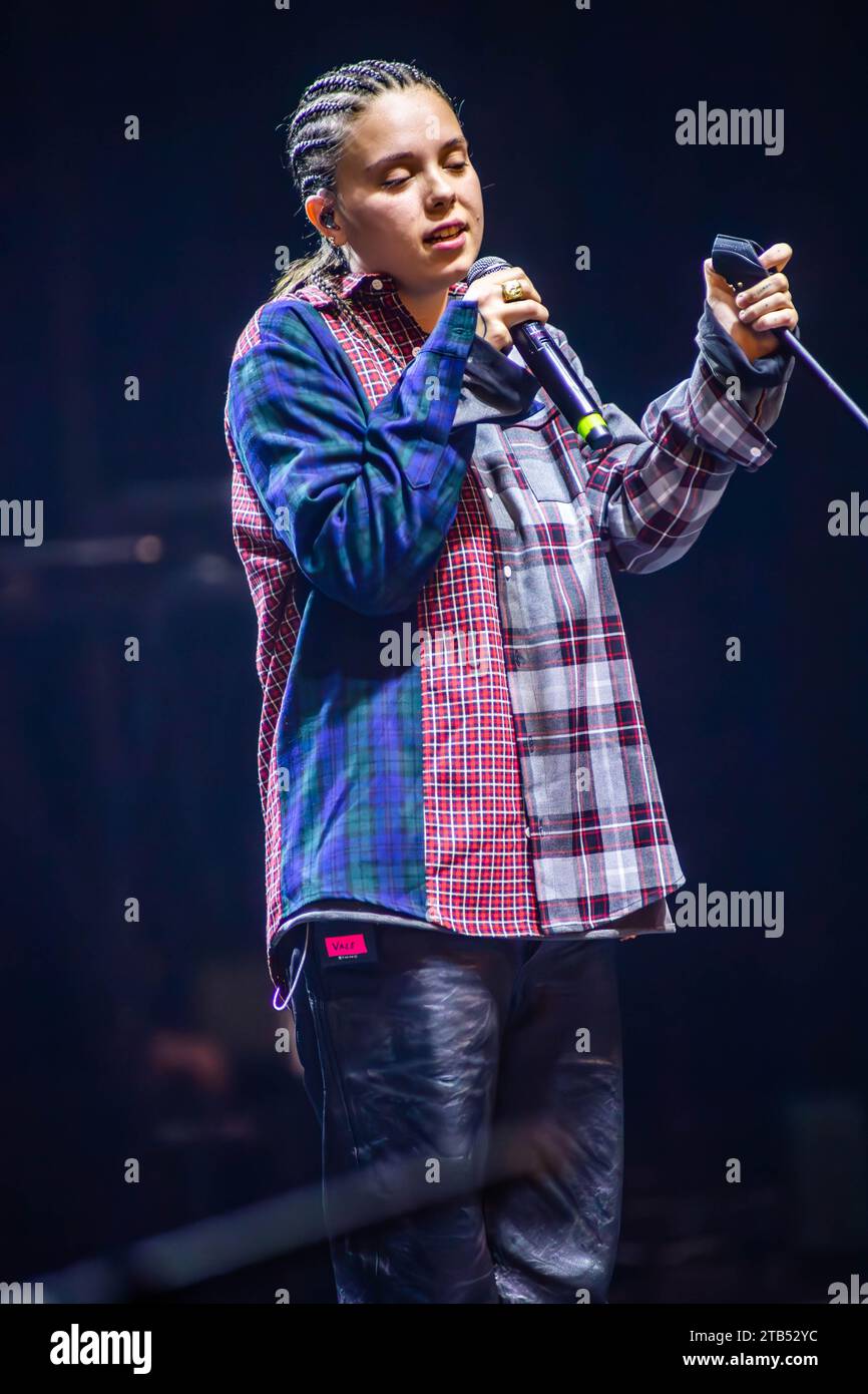 Milan Italy. 04th Dec 2023. The Italian singer-songwriter Valentina ...