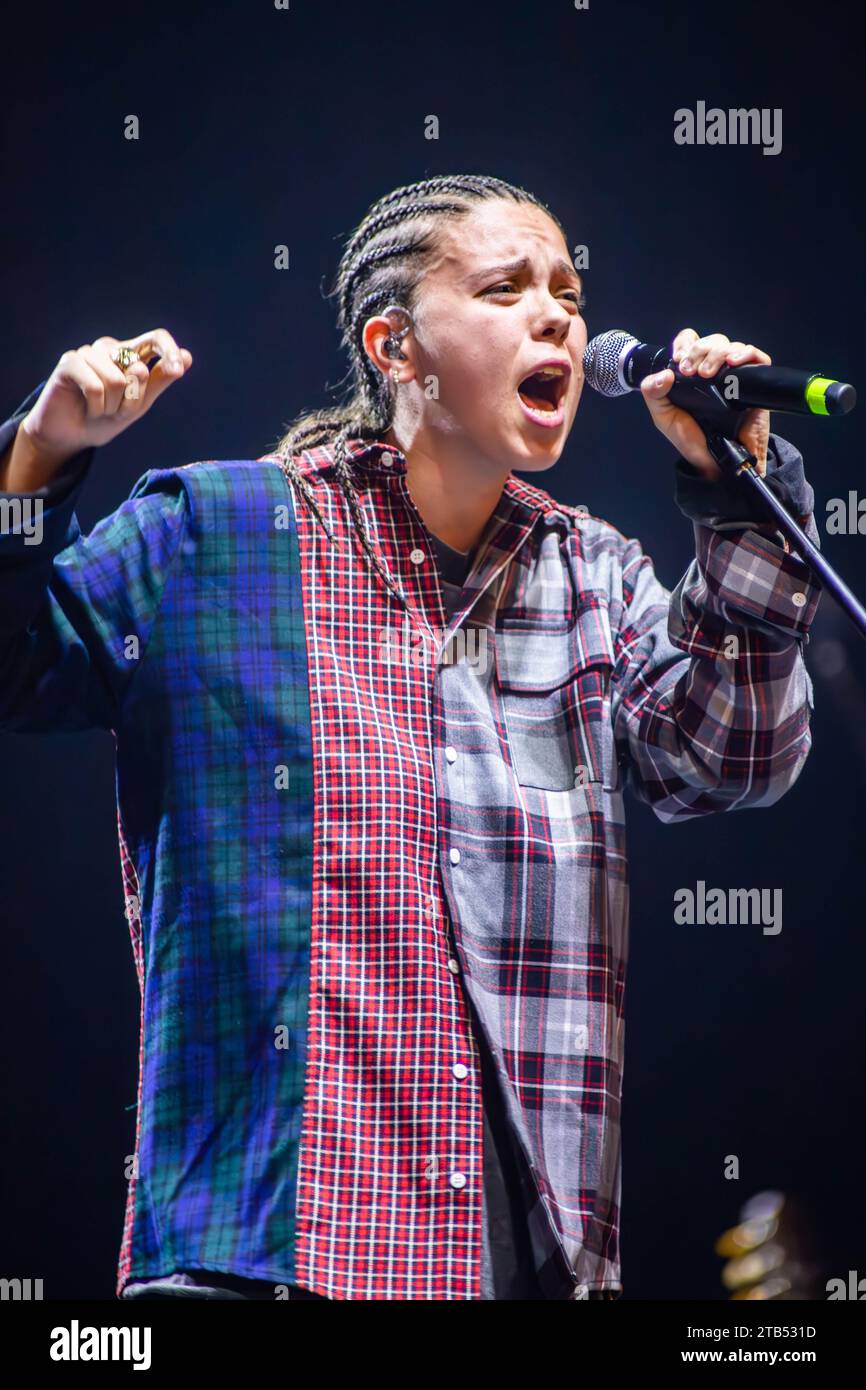 Milan Italy. 04th Dec 2023. The Italian singer-songwriter Valentina ...