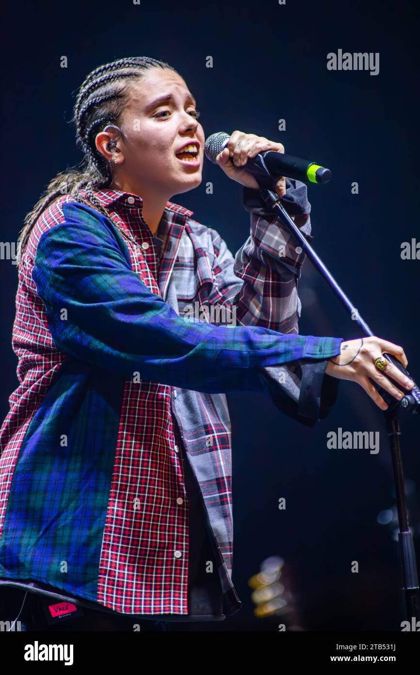 Milan Italy. 04th Dec 2023. The Italian singer-songwriter Valentina ...