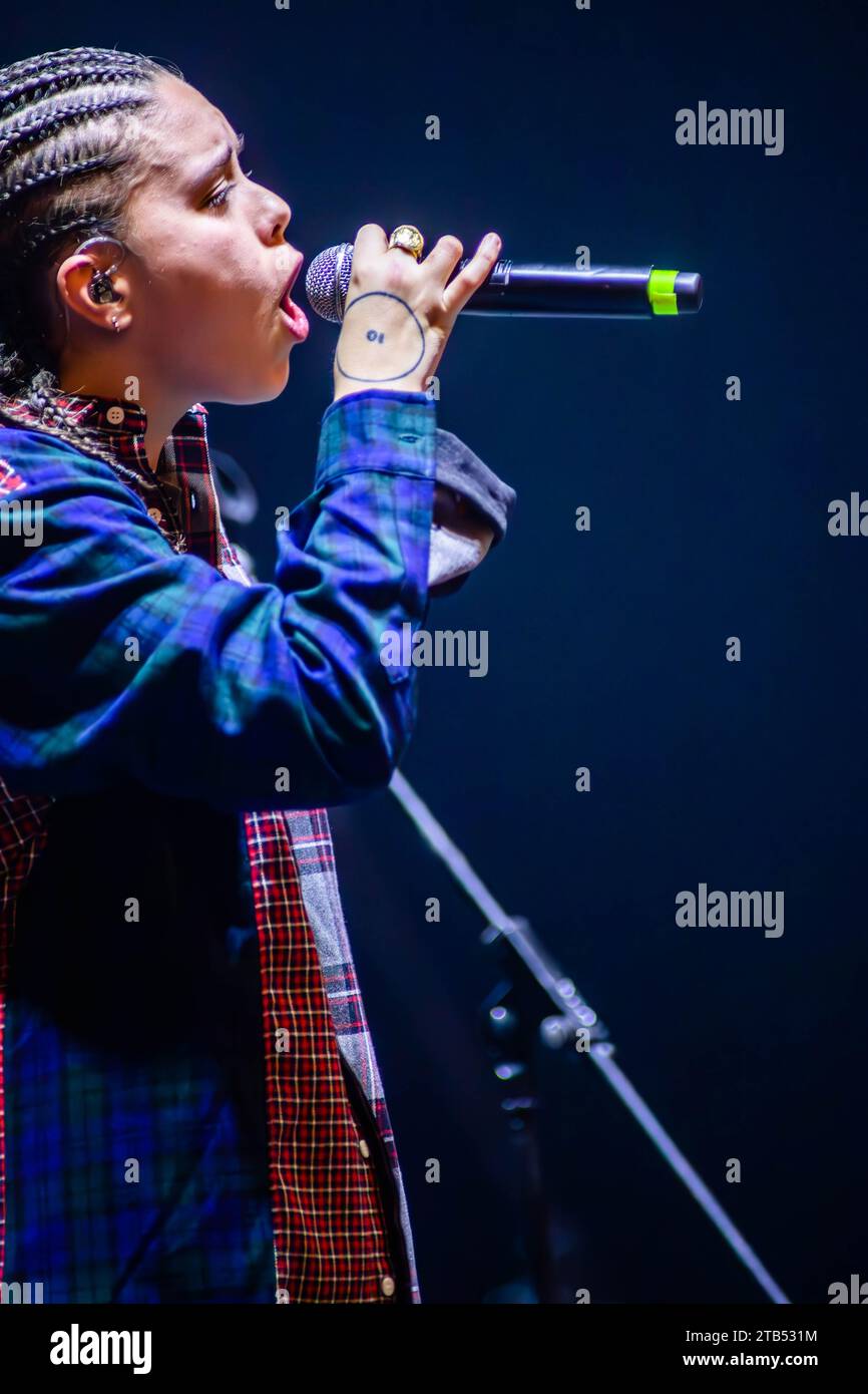 Milan Italy. 04th Dec 2023. The Italian singer-songwriter Valentina ...