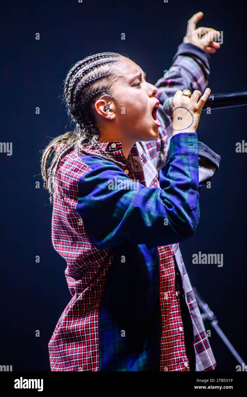 Milan Italy. 04th Dec 2023. The Italian singer-songwriter Valentina ...