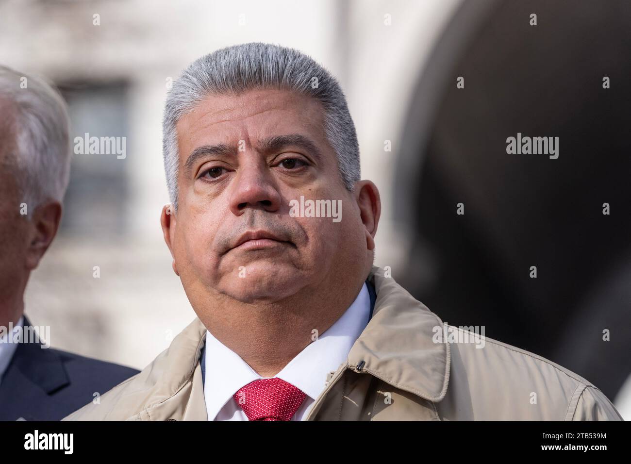 Brooklyn DA eric Gonzalez attends as Senator Kirsten Gillibrand ...