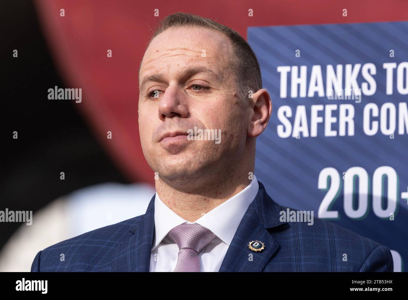 New York, USA. 04th Dec, 2023. Captain Jeffrey Heilig attends as ...
