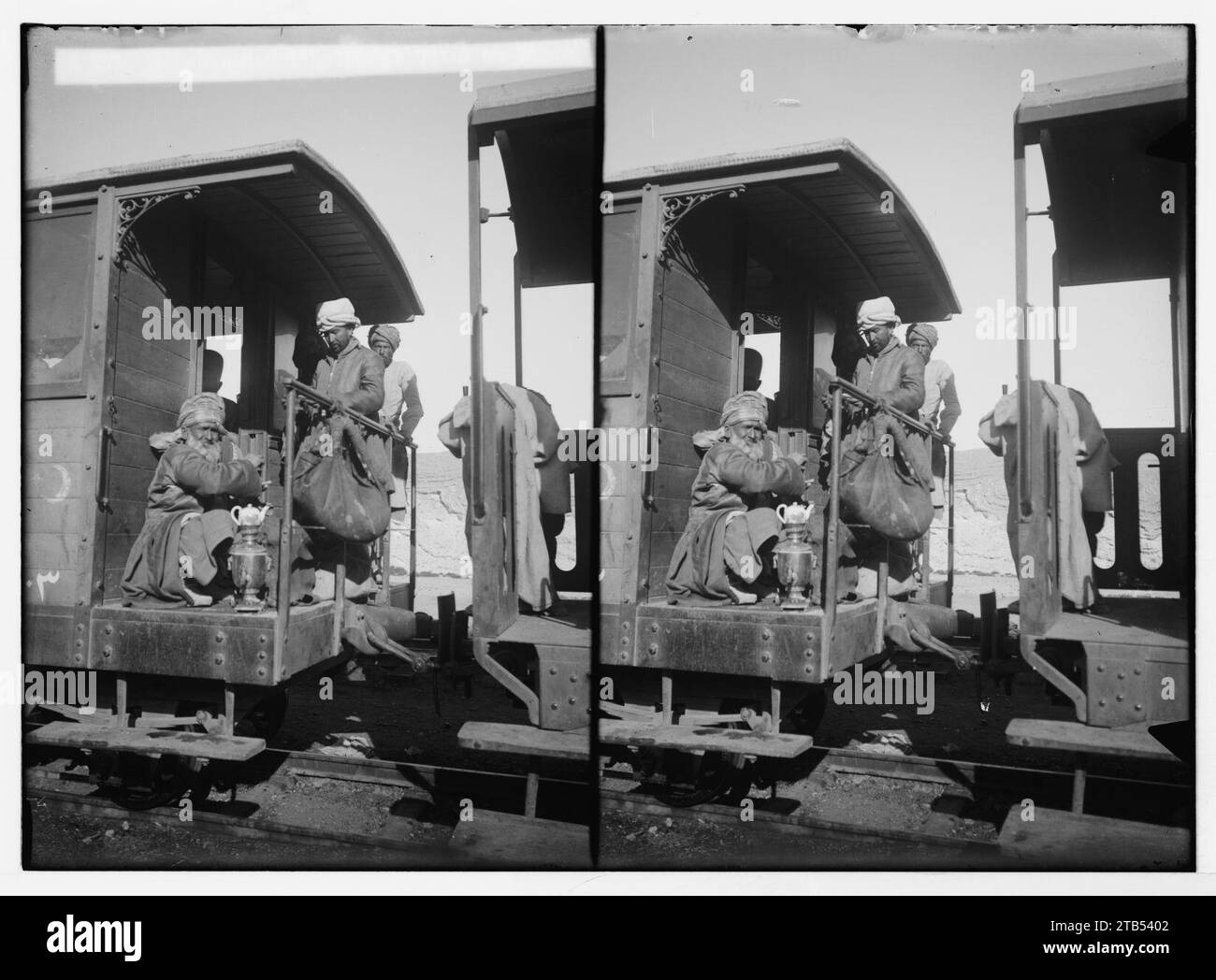 Various types, etc. Mohammedan (i.e., Muslim) pilgrims on train for Mecca Stock Photo - Alamy