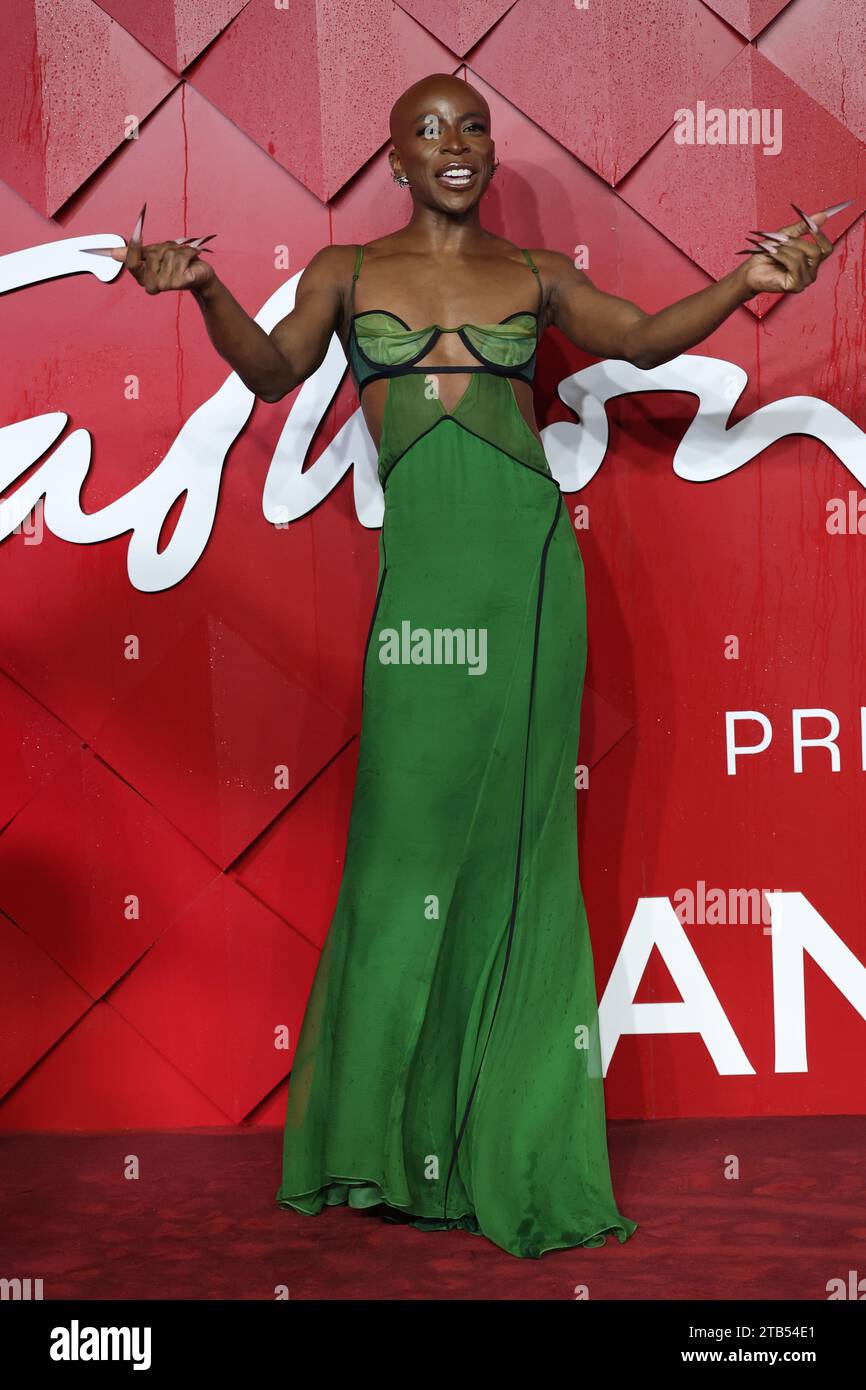 London, UK. December 4th, 2023. Ola Awosika arriving at the Fashion ...