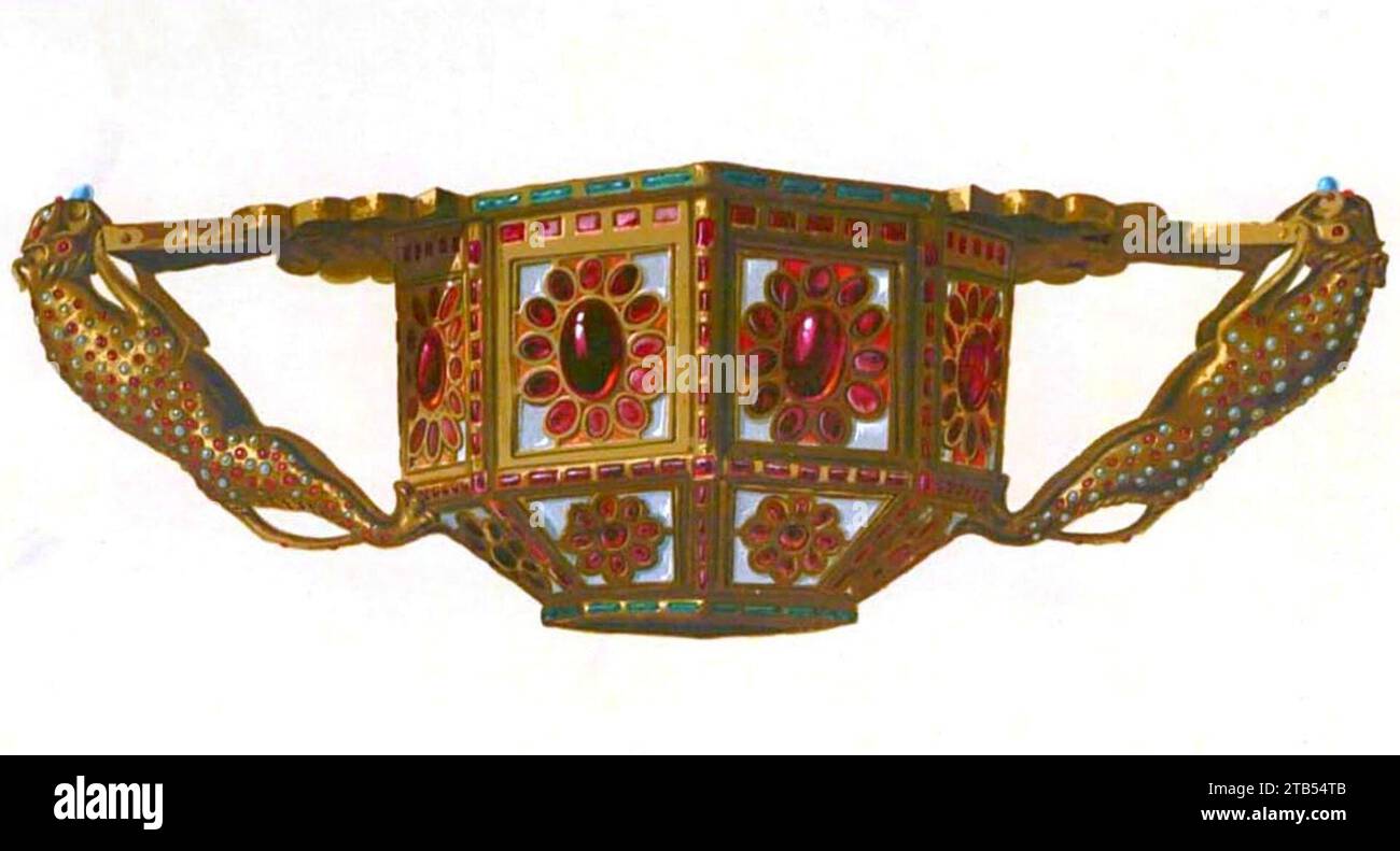 Vasul octogonal - reproducere Alexandru Odobescu Stock Photo - Alamy