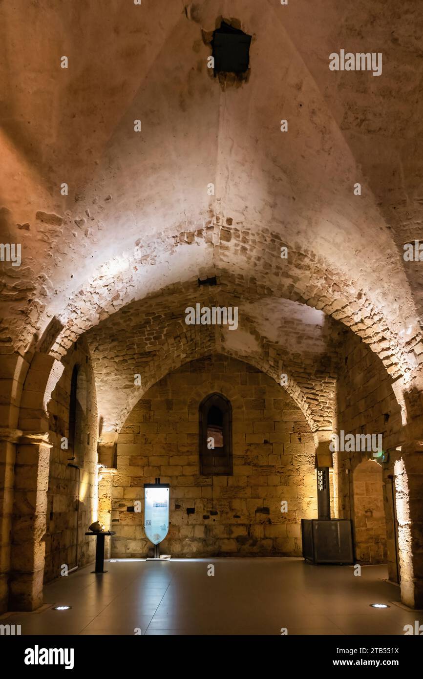 The Beautiful Hall in the Hospitaller Fortress (Knights' Halls) in the ...