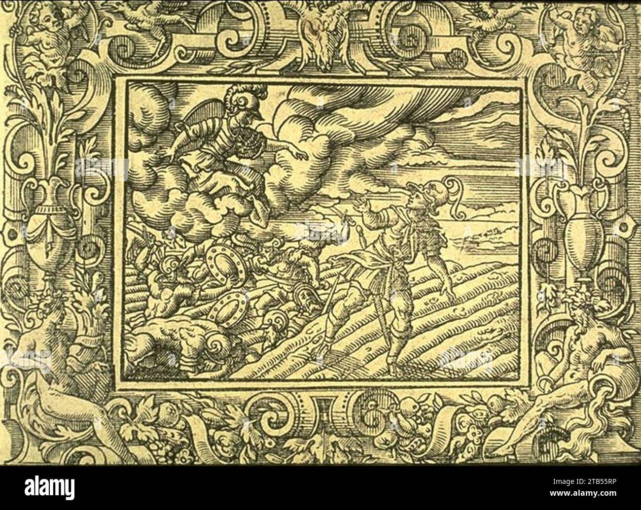 Virgil Solis - Cadmos and the Spartoi Stock Photo - Alamy