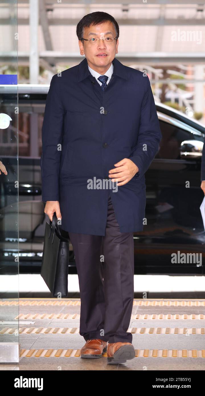 05th Dec, 2023. New finance minister nominee Choi Sang-mok, the nominee ...