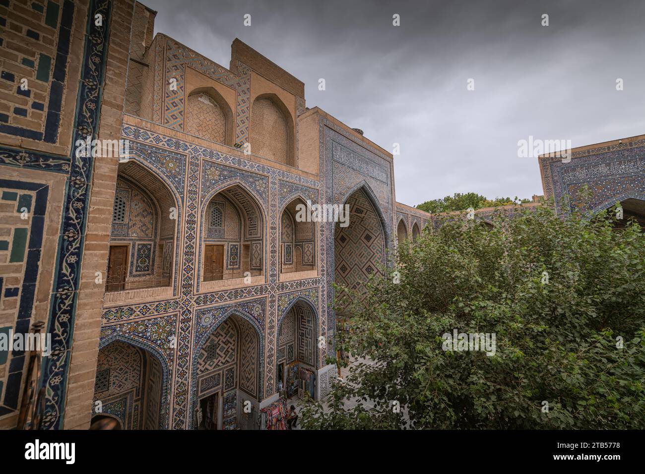 The world-famous islamic architecture of Samarkand, Uzbekistan, central ...