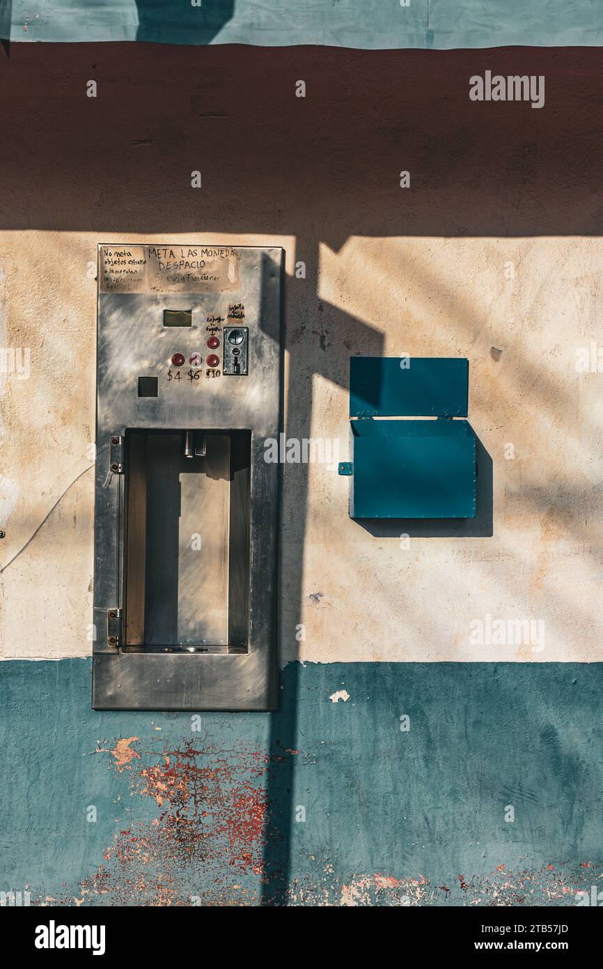 water vending machine, Playa del Carmen, Quintana Roo, noon, sharp ...