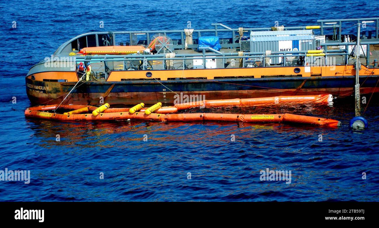 VOSS on Seacor Vanguard in Gulf of Mexico 2010-05-16 3 Stock Photo - Alamy