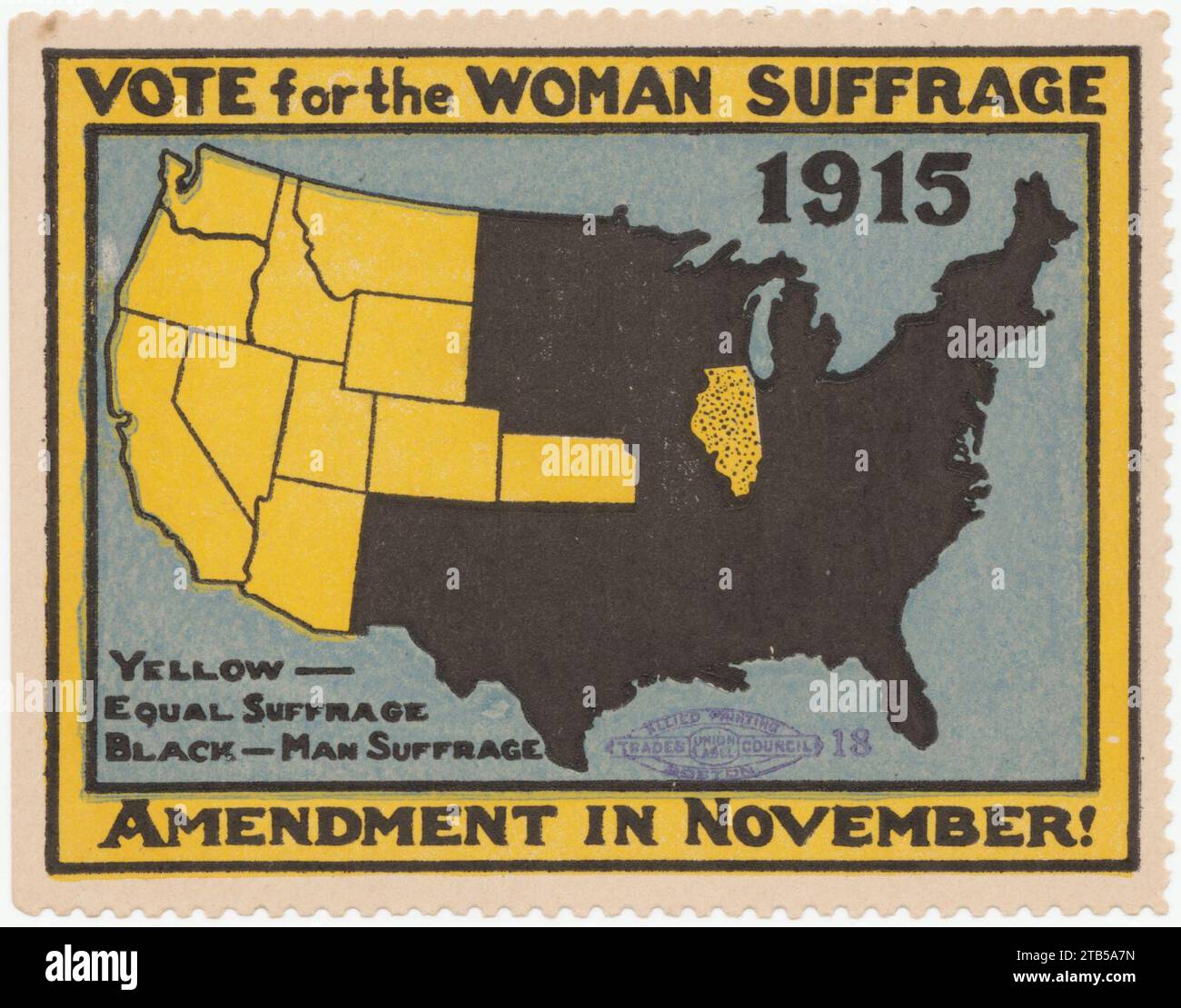 Woman vote 1915 hi-res stock photography and images - Alamy
