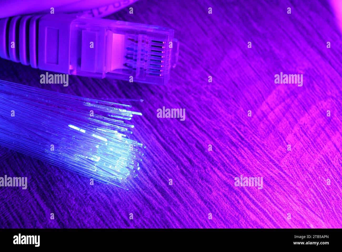 Fiber optic cable pink hi-res stock photography and images - Alamy
