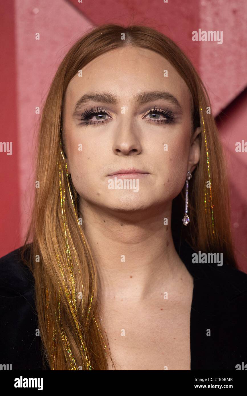 Harris Reed poses for photographers upon arrival at the British Fashion ...