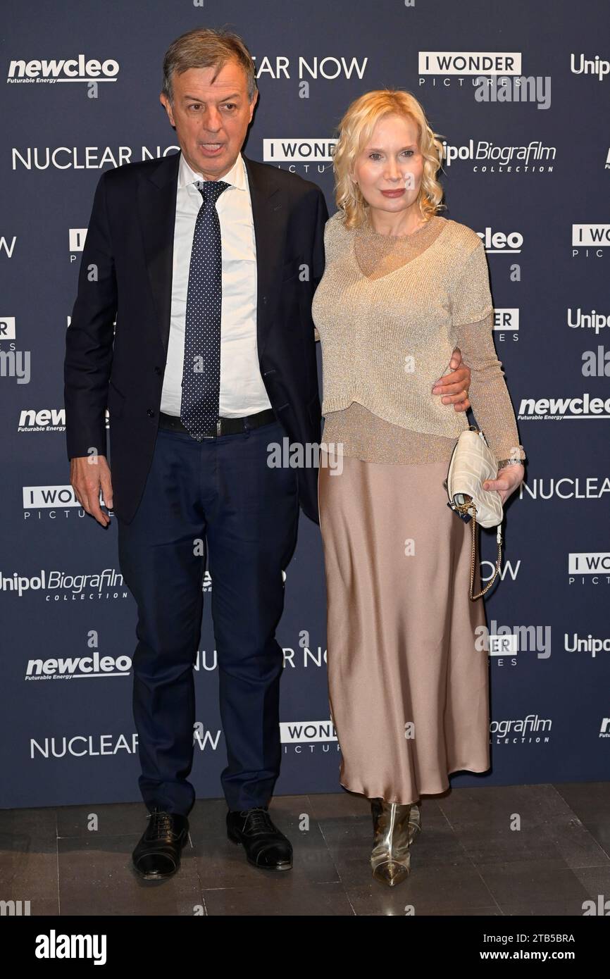 Rome, Italy. 04th Dec, 2023. Renzo Lusetti (l) and Vira Carbone (r ...