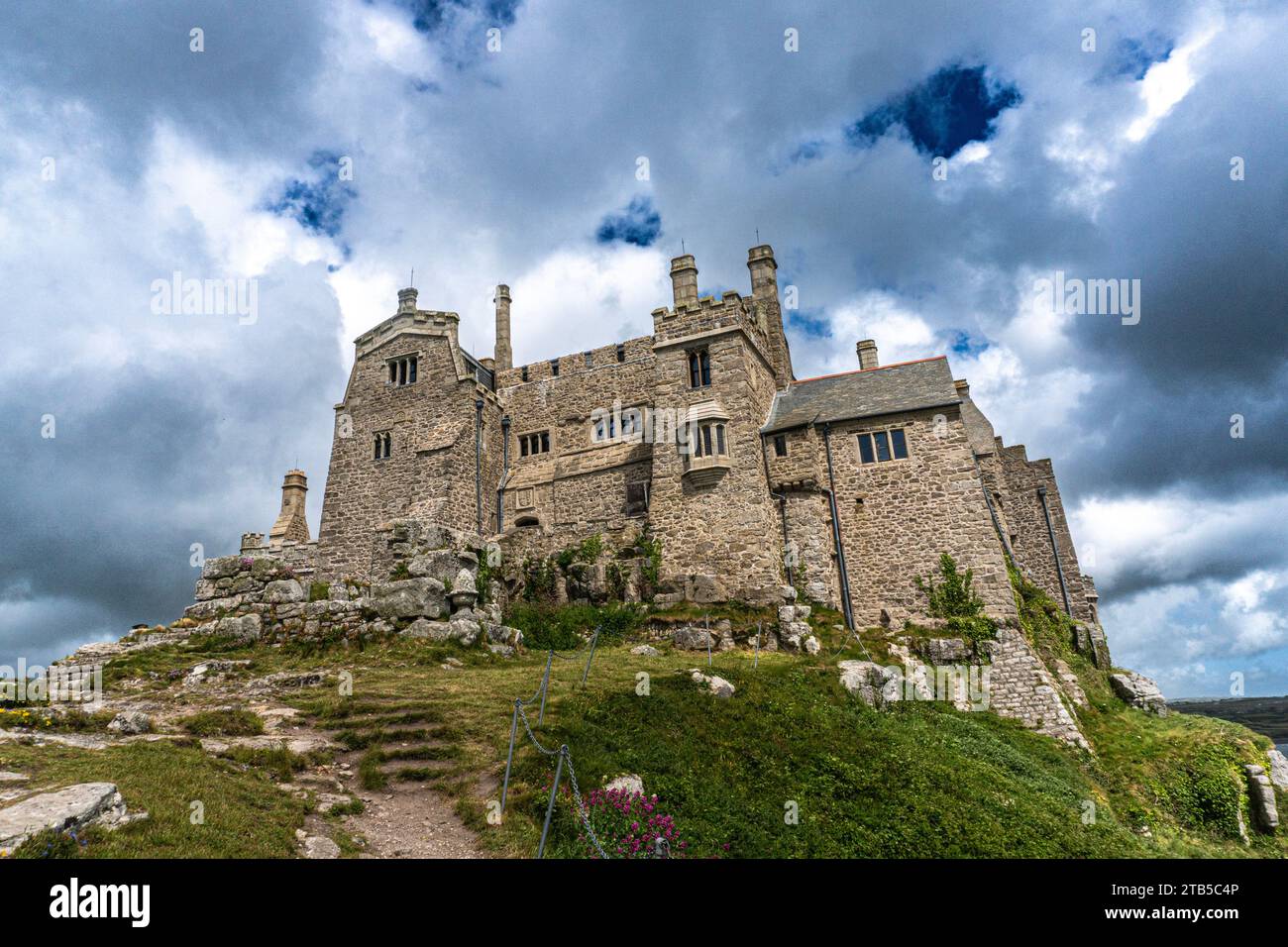 The castle on St. Michaels Mount, Marazion Cornwall Stock Photo - Alamy