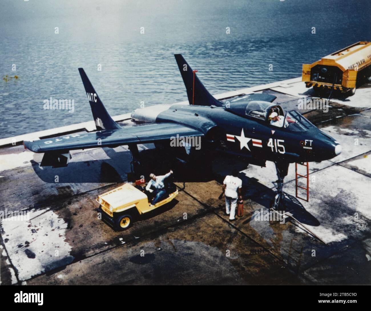 Vought F7U-1 Cutlass at Naval Air Station Patuxent River, cira 1950 ...