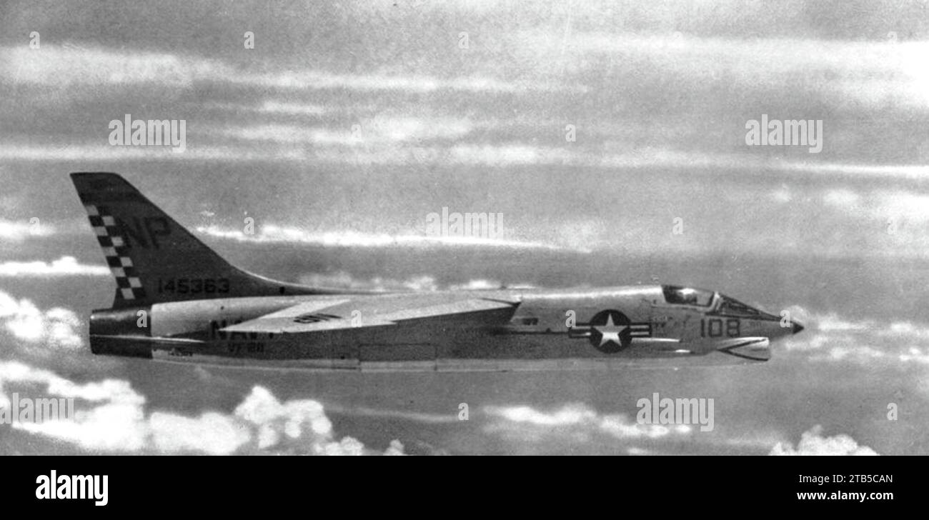 F8u crusader hi-res stock photography and images - Alamy